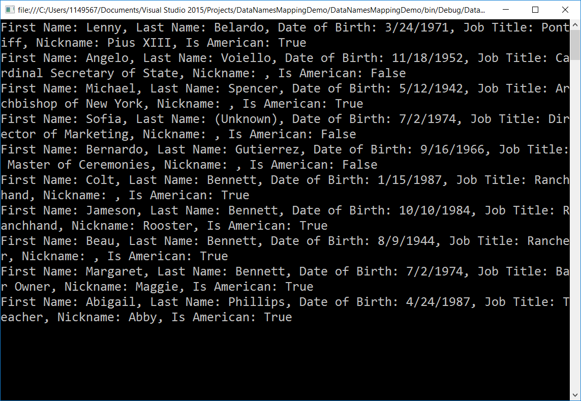 Mapping Datatables And Datarows To Objects In C And Net 9959